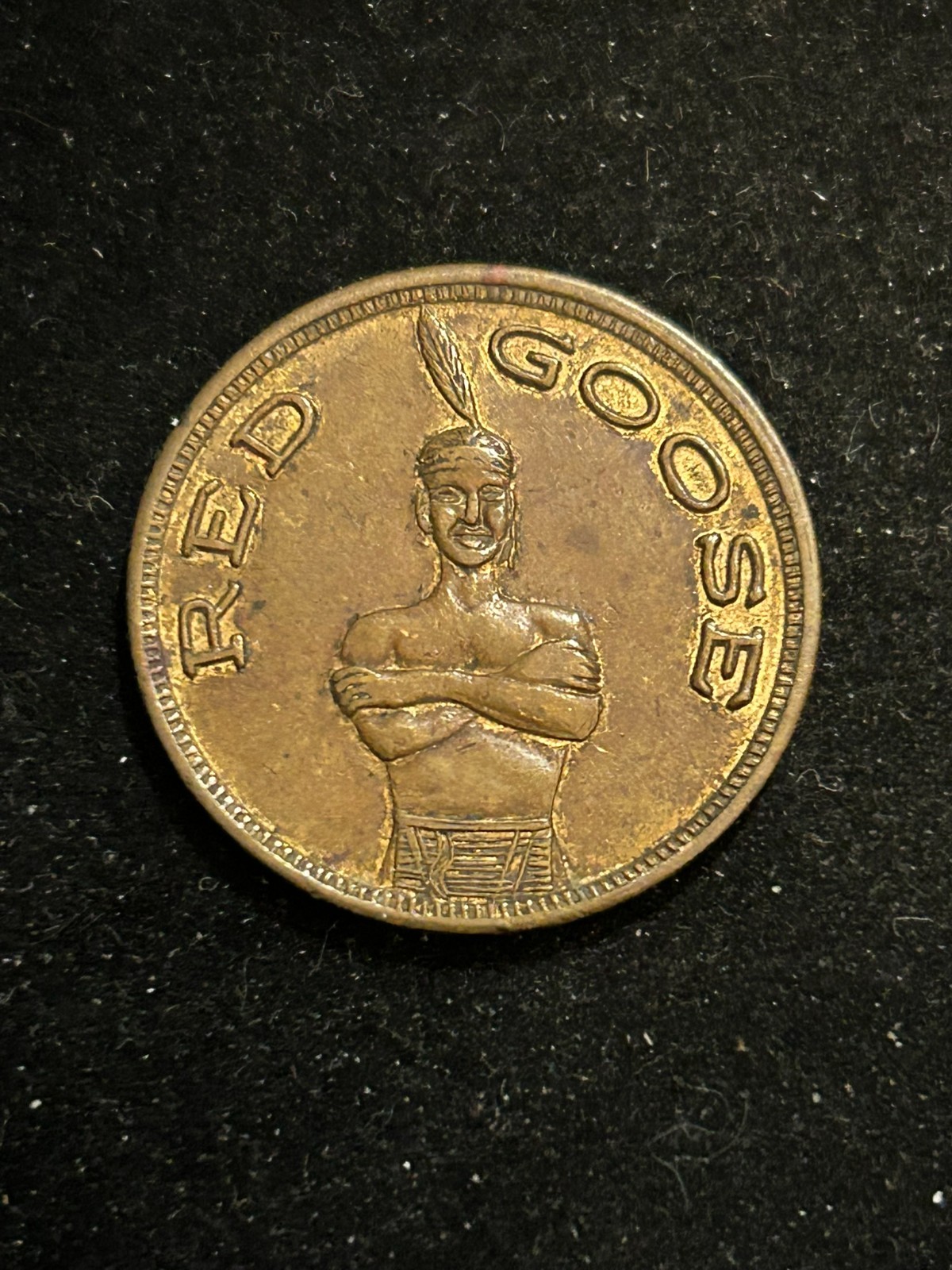 St. Louis Missouri Trade Token swastika Red Goose Shoes Indian Good ...