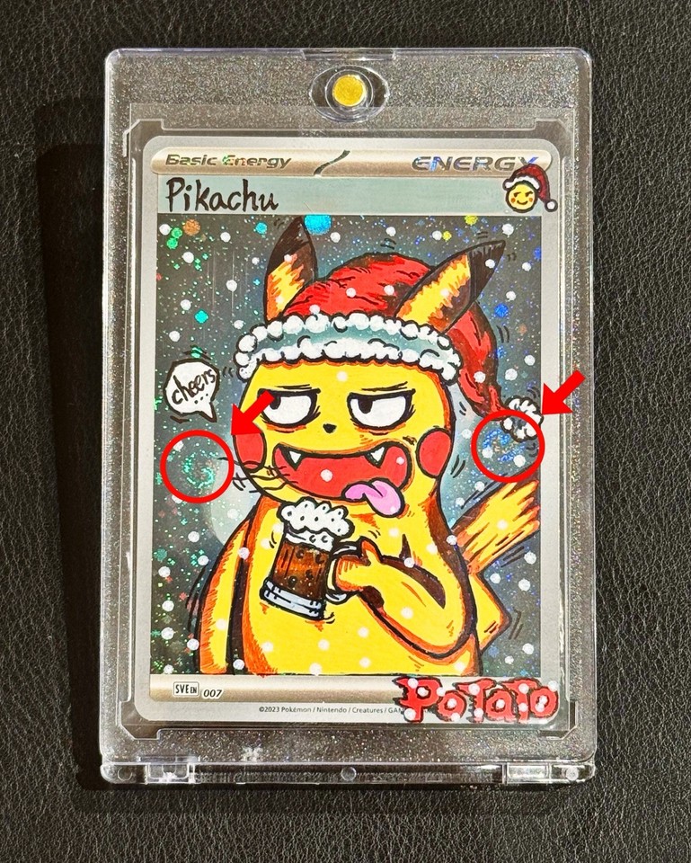 Pikachu ex SAR 234/193 MEGA Dream ex M2a Hand draw DIY 2025 XMax🌀🌀 ...