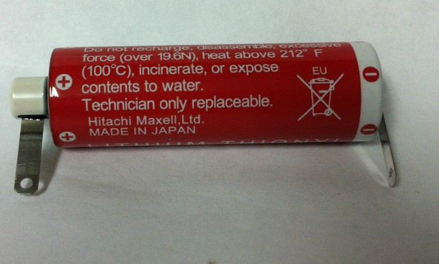 Maxell Er6c 3.6v 1800mah Lithium Thionyl Chloride Battery for sale ...