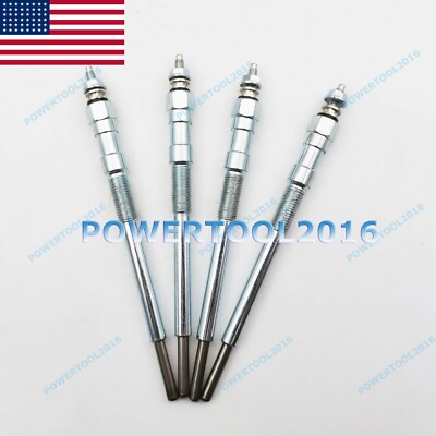 Set of 4pcs Glow Plug 1G777-65510 for Bobcat Kubota V3307 DI, V3007 DI ...