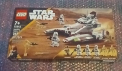 LEGO STAR WARS: Republic Fighter Tank 75342 Mace Windu Clone Trooper ...