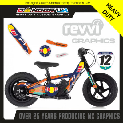 REVVI 12 INCH KIDS ELECTRIC BALANCE BIKE GRAPHICS DECALS STICKERS | eBay UK