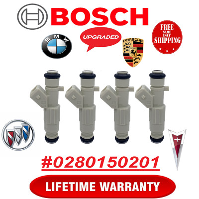 NEW UPGRADE OEM Bosch x4 4 hole IVGEN Fuel Injectors for 82-91 BMW ...