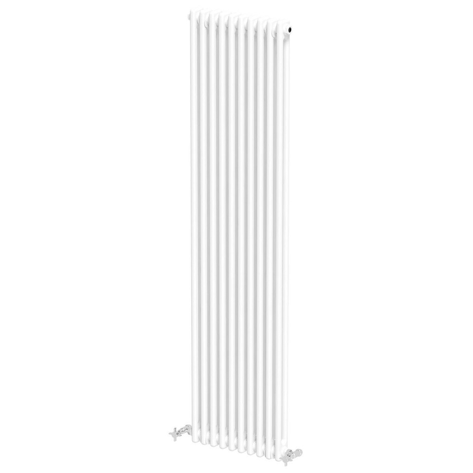 Traditional Colosseum Vertical Double Bar Column Radiator 1800 x 470mm ...