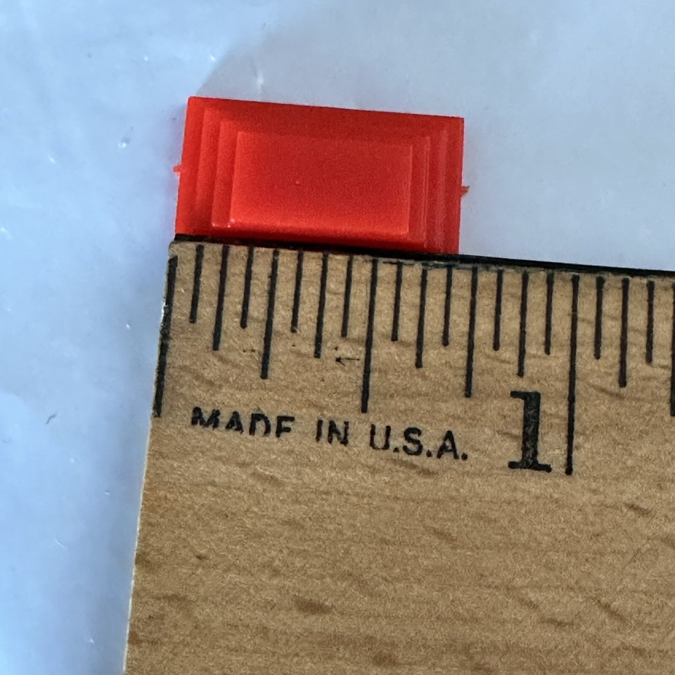 HOTELS Board Game Milton Bradley 1987 Replacement Red Hotel Entrance ...