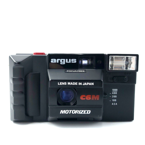 Argus Focus Free Motorized Point and Shoot 35MM Film Camera Model C6M ...