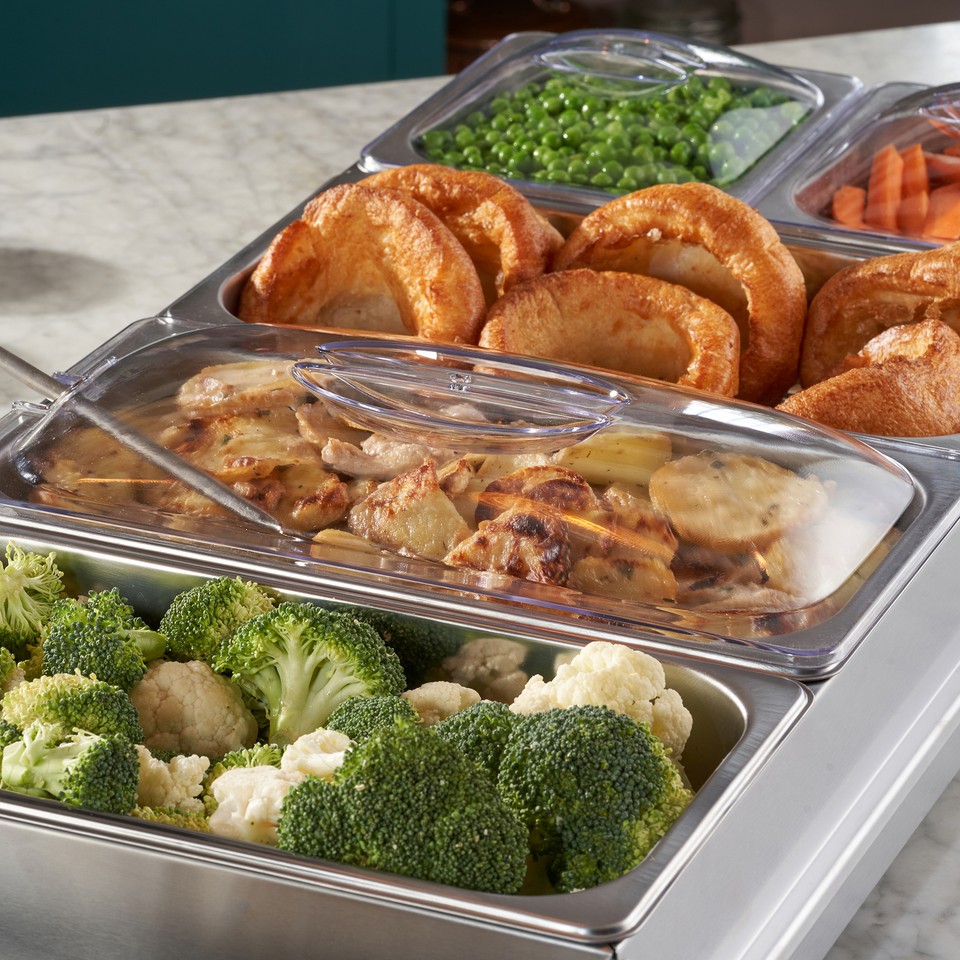Buffet Warmer Food Server Hot Plate 9.6L 5 Tray Adjustable Temp 300W ...