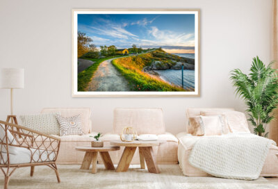 Walkway on Bluff above Baltic Sea Print Premium Poster High Quality ...