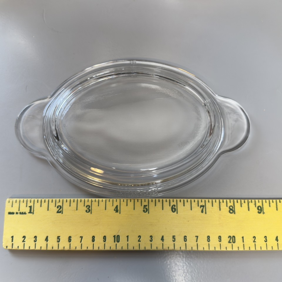 Pyrex P-14-C Oval Handled Clear Glass Individual Casserole Replacement ...