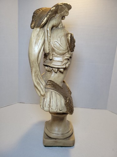 Mars God Bust Roman Symbol of War Statue Plaster Vintage Old World ...