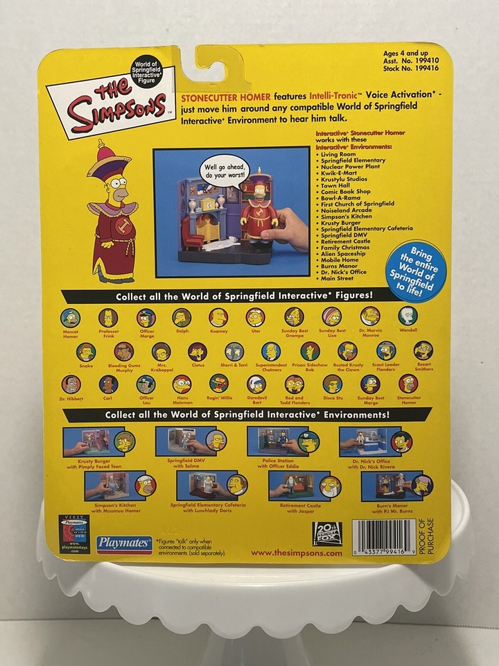 The Simpsons Stonecutter Homer WOS | eBay
