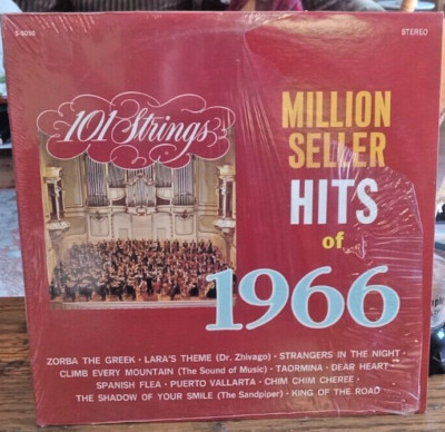 101 Strings Million Seller Hits of 1966 Vinyl LP Record Album | eBay