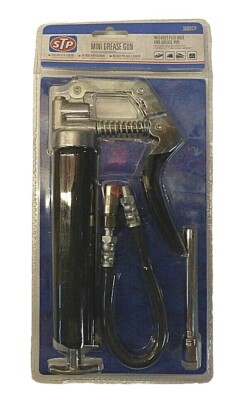 STP Mini Manual Grease Gun 4,500 PSI. Includes flex hose & Grease Pipe ...