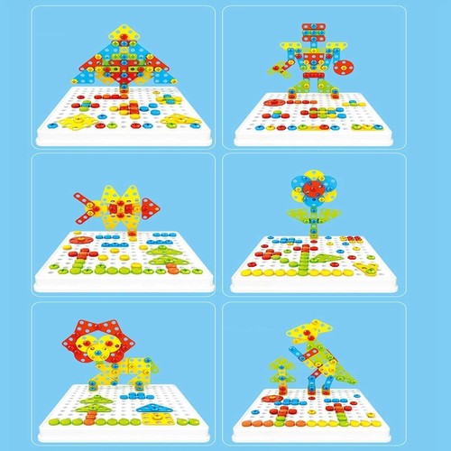 Christmas Toys 252 Pieces Design and Drill Create 2D 3D Model Take ...