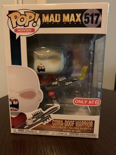 Target Exclusive Mad Max Fury Road Coma Doof Warrior Funko Pop #517 ...