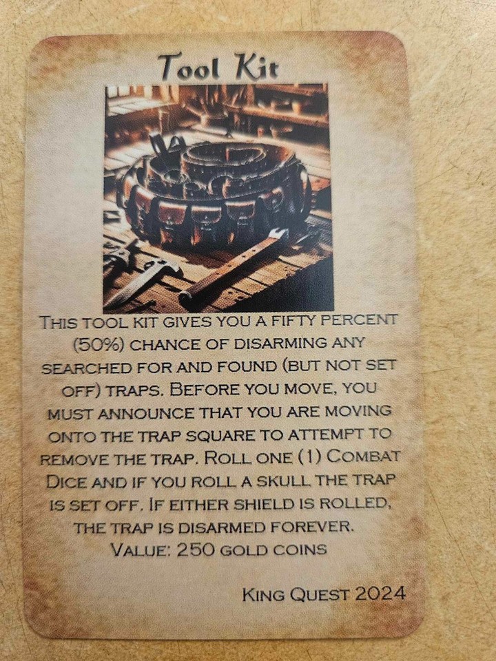 Custom HeroQuest Compatible Equipment Cards (16) – Fan-Made ...