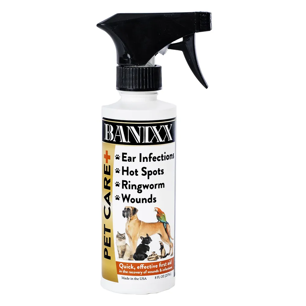 New! BANIXX PET CARE SPRAY 8 oz. For dogs cats puppies kittens Other ...