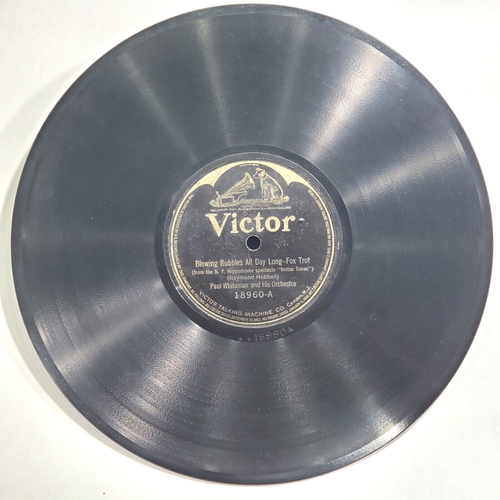 78 RPM Record 1923 Paul Whiteman 10 inch VICTOR 18960 Shellac VG ...