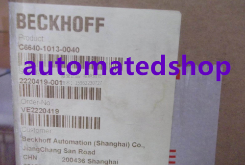 BECKHOFF Industrial computer C6640-1013-0040 New fedex or DHL | eBay