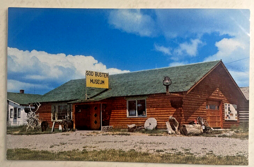 Sod Buster Museum Windham Montana 1970s Vintage Postcard | eBay