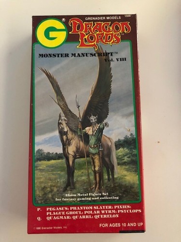 Grenadier Miniatures Box Monster Manuscript Vol. 8 VIII Dragon Lords ...