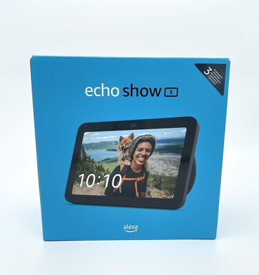 Echo Show 8 (neueste Generation) Amazon Alexa- Anthrazit - Neu Sealed Ovp 3. Gen 840268929176 ...