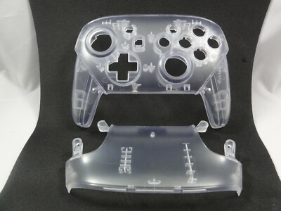 Transparent Clear Front & Back Shell, Nintendo Switch Pro Controller ...