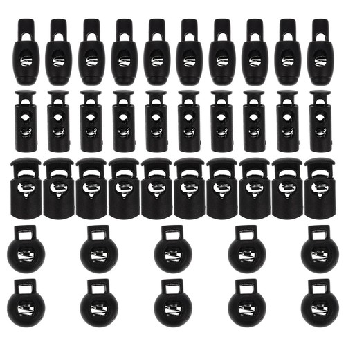 100PCS End Shoe Clothing Cord Lock Cord Locks for Shoelace Pants Rope ...
