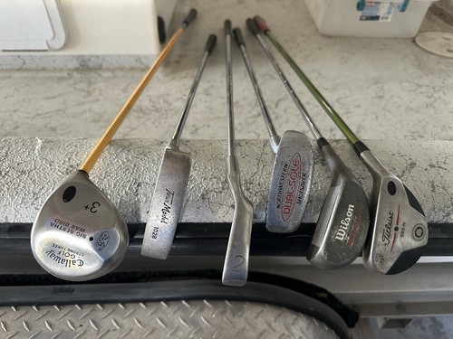 Golf Clubs Bundle Callaway Titleist Fairway Hybrid Putter Chipper ...