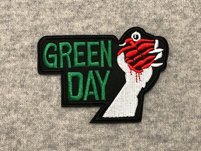Greenday Green Day Logo Embroidered Iron On Patch Badge Punk Rock Music ...