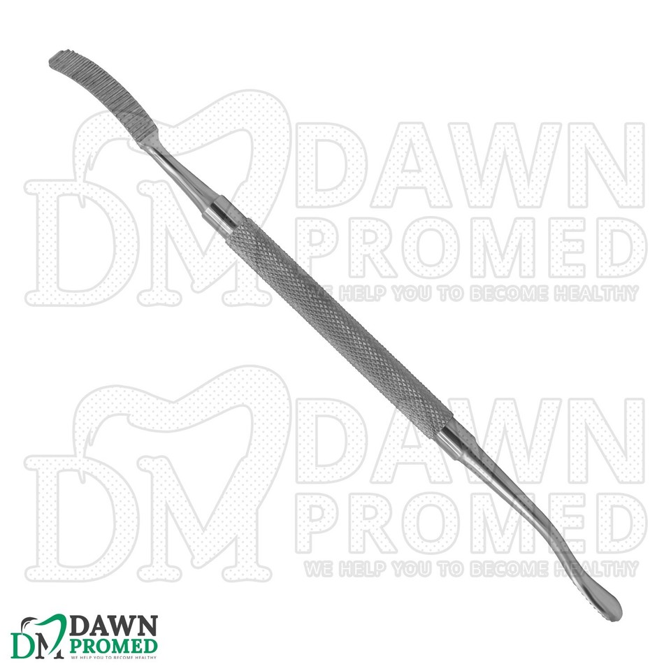 3 Pcs Dental Bone File #10 Double Ended 7" Surgical Dentist Instruments ...