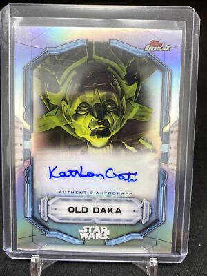2022 Topps Finest - Star Wars - Kathleen Gati as Old Daka Refractor ...