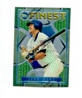 1995 Topps Finest #121 - Jeff Kent - New York Mets NM+ w/Coating | eBay