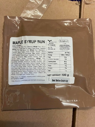 British Army MOD Ration Pack Meals Camping MRE Food Survival Scouts ...