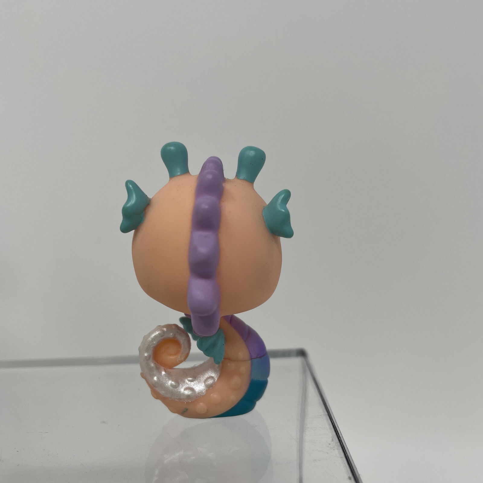 LPS Littlest Pet Shop 142 Pink Seahorse Blue Dot Eyes Hasbro | eBay