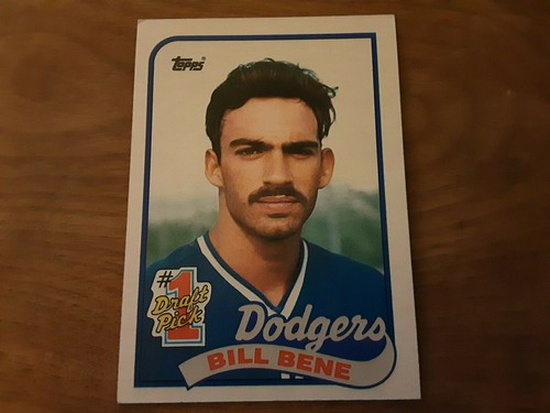 1989 Topps Bill Bene #84 Los Angeles Dodgers Rookie Card NMT. | eBay