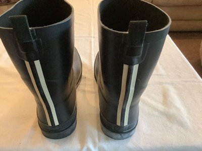 Stutterheim Mens Black Rubber Rain Boots, European Size 45 | eBay
