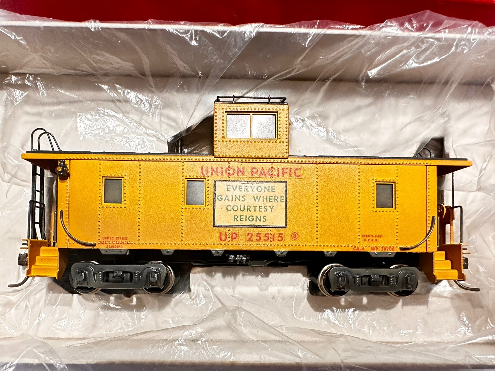 Union Pacific HO UP Brass Caboose West side Model Company UP 25515 | eBay