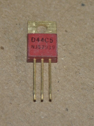 New Jersey Semiconductor D44C5 Transistor NJS TO-220 Silicon Yellow ...