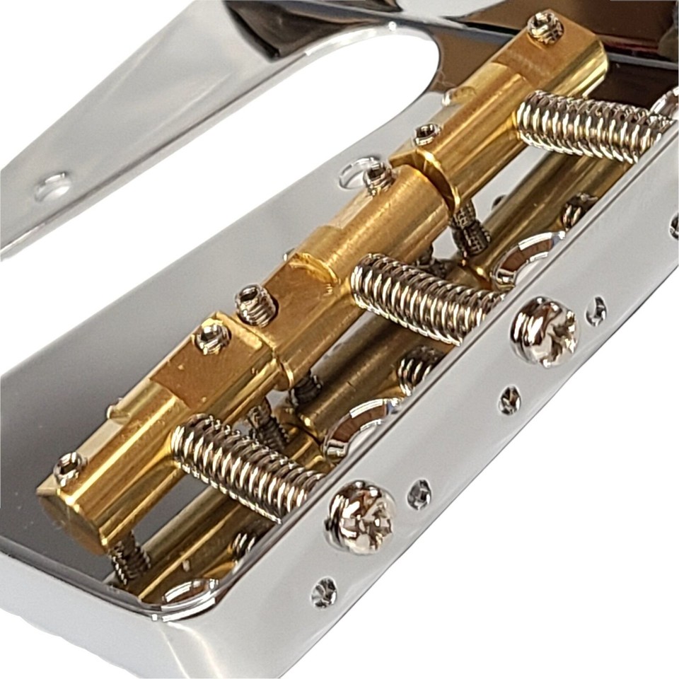 Wilkinson Vintage Telecaster Bridge NO LOGO Compensated Brass Saddles ...