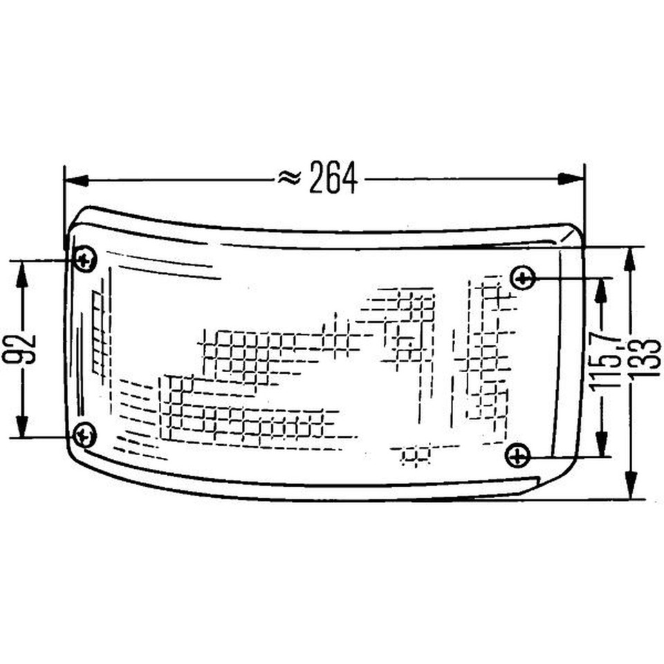 Rear Light Stop / Tail Rear Lamp with Red Lens HELLA 2SB 005 603-137 | eBay