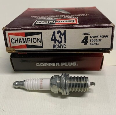 *NEW* CHAMPION RC14YC / 431 SPARK PLUGS PACK OF 4 | eBay