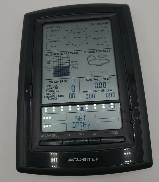 Chaney Instrument Co. AcuRite 8" Professional Digital Weather Center ...