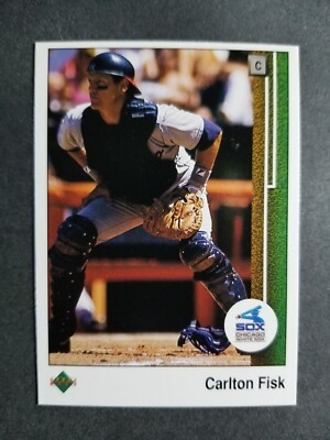 1989 Upper Deck CARLTON FISK card # 609 [C14] | eBay