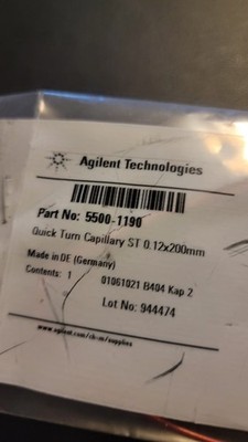 NEW AGILENT 5500-1190 Quick Turn capillary stainless steel 0.12 x 200 ...