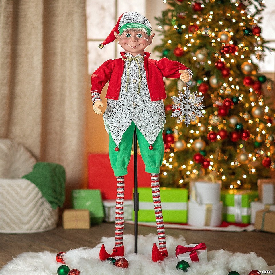 4 FT ANIMATED STANDING MUSICAL ELF CHRISTMAS Animatronic Prop | eBay