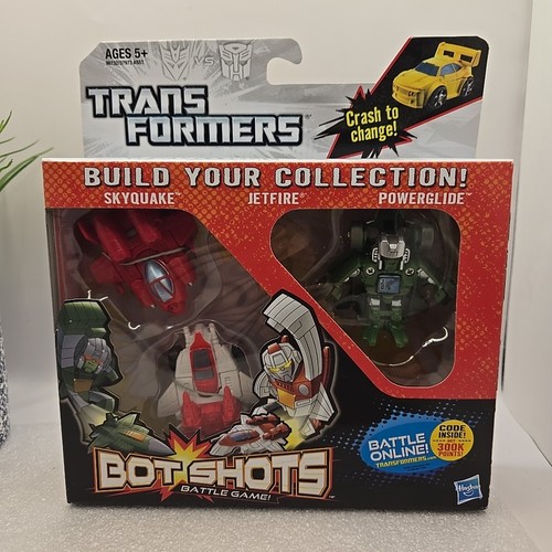 Transformers Bot Shots 3-pack ~ Skyquake ~ Jetfire ~ Powerglide ...