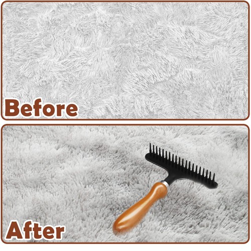 Carpet Rake Hand Held For Matted Carpet Fluff Carpet Portable Shag Rug ...