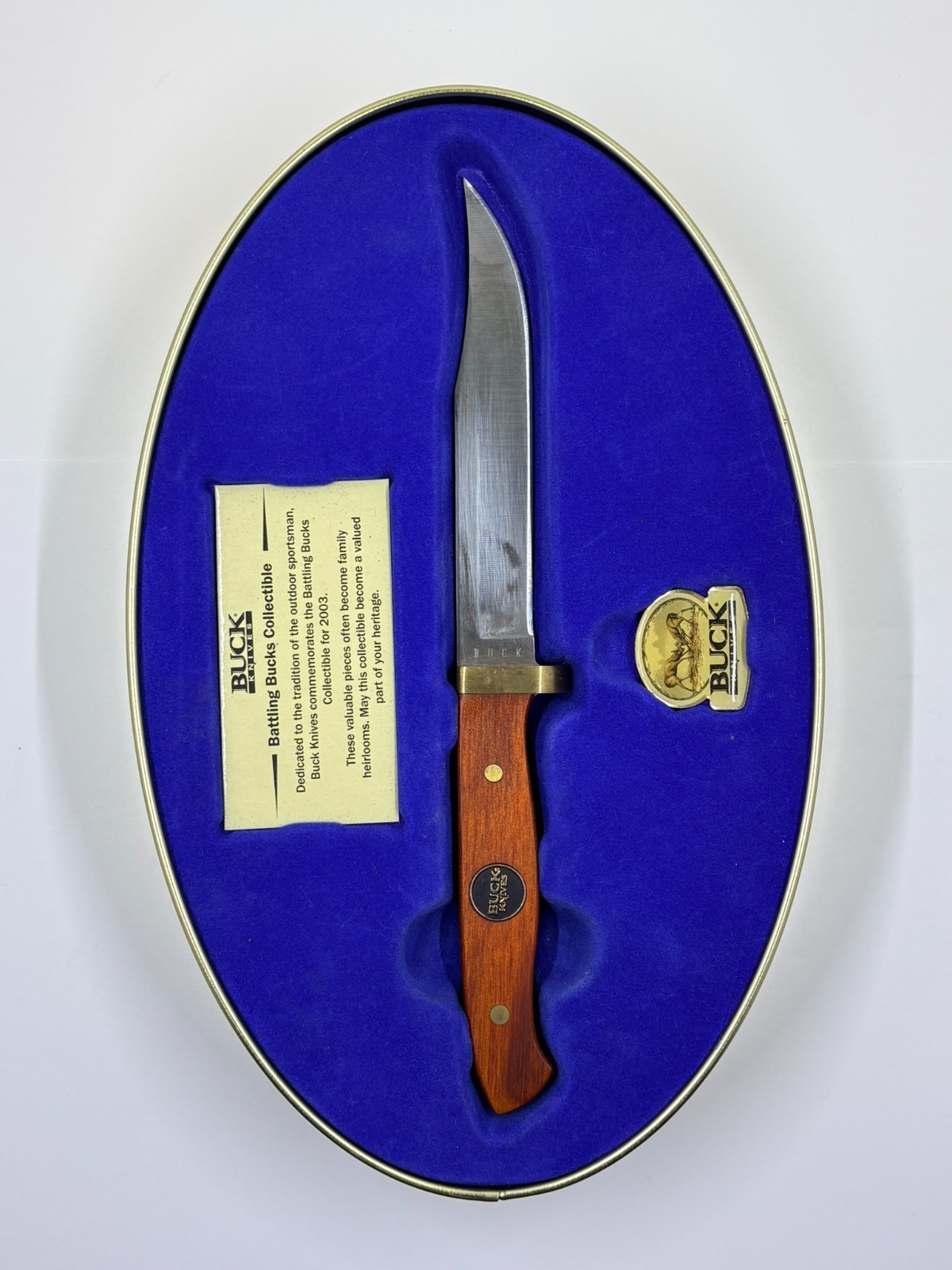 Buck Knife Commemorative Series "The Battling Bucks" Collection Set ...