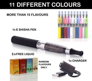 E-Cigarette E-Shisha Rechargeable E Sheesha Vape Pen Vapourizer Kit + 5 ...